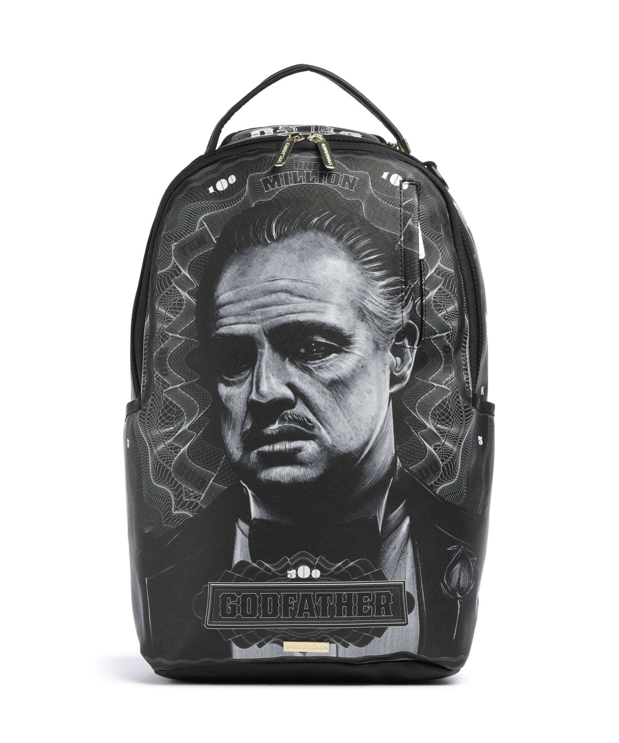 Sprayground Godfather Money Backpack 13″ hard synthetic black ...