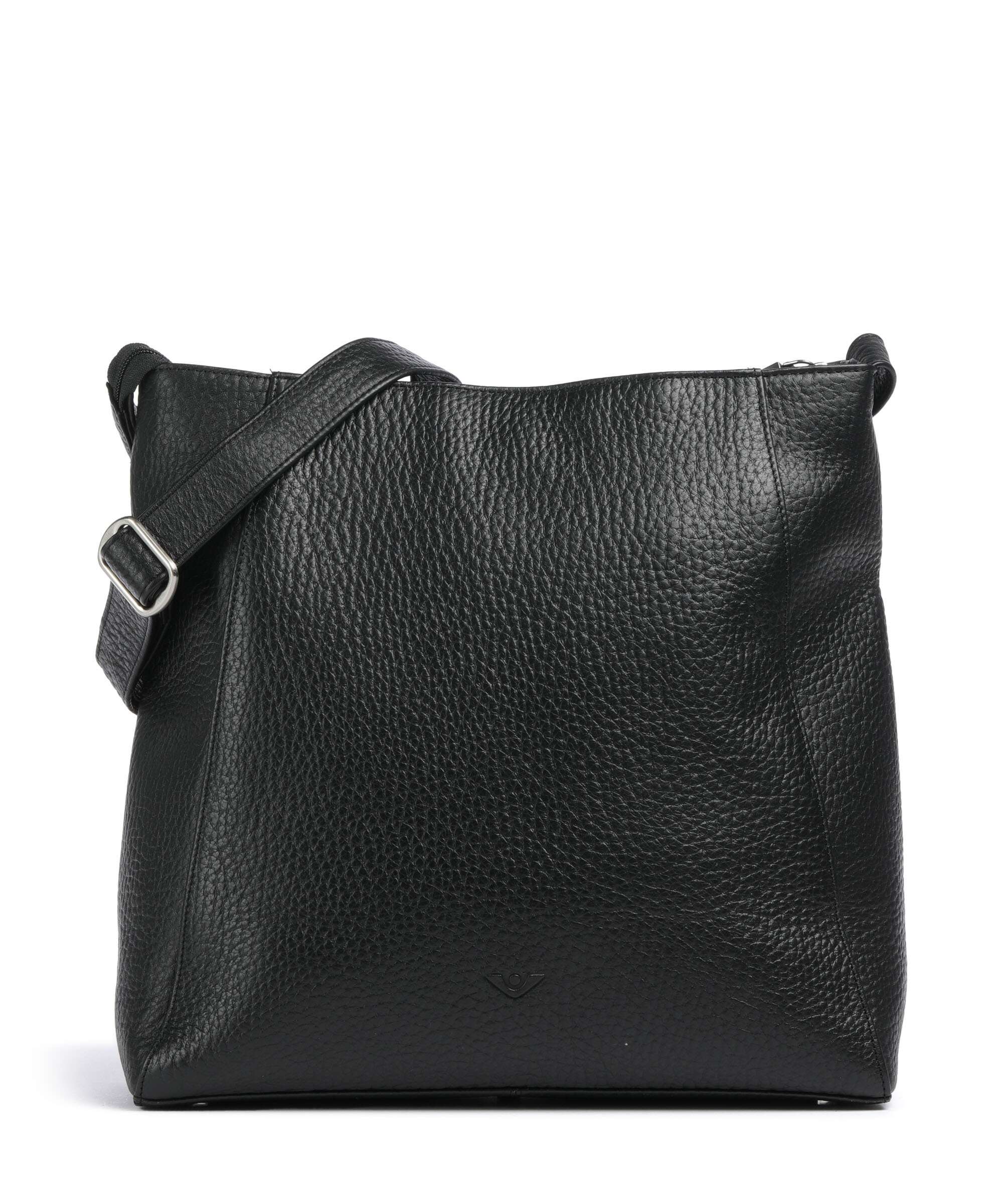 Voi Hirsch Crossbody bag grained leather schwarz - 22110-schwarz – WARDOW