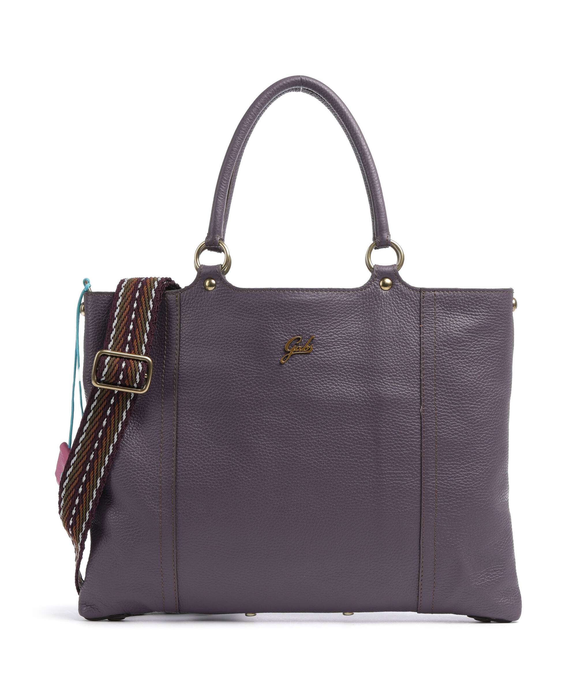 Gabs Urban Delia Tote bag grained calfskin purple - G010700T2X2601C3526 ...