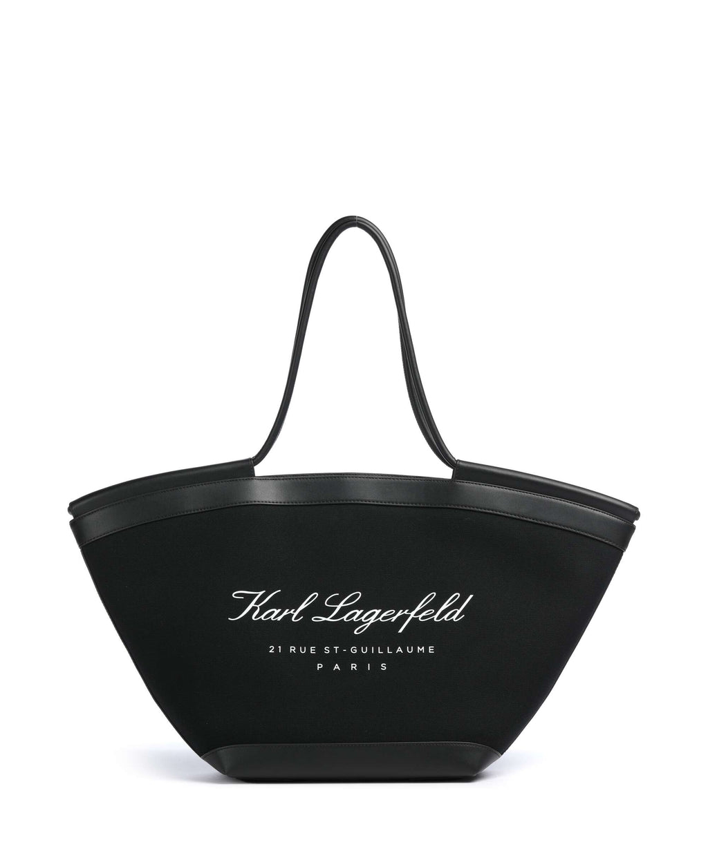 Karl Lagerfeld K/Hotel Karl Large Tote bag canvas black - B1W46069-999 ...